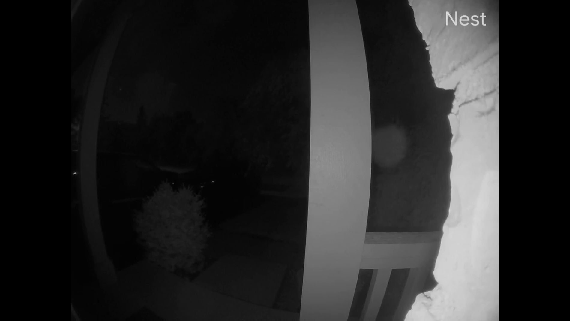 Un inquietante orbe de luz flota frente a la cámara de una familia ...