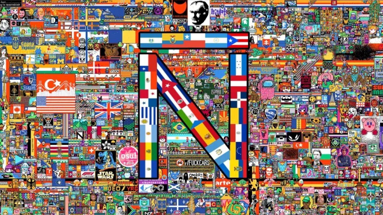 Batalla de streamers: así está yendo el Reddit Place 2022