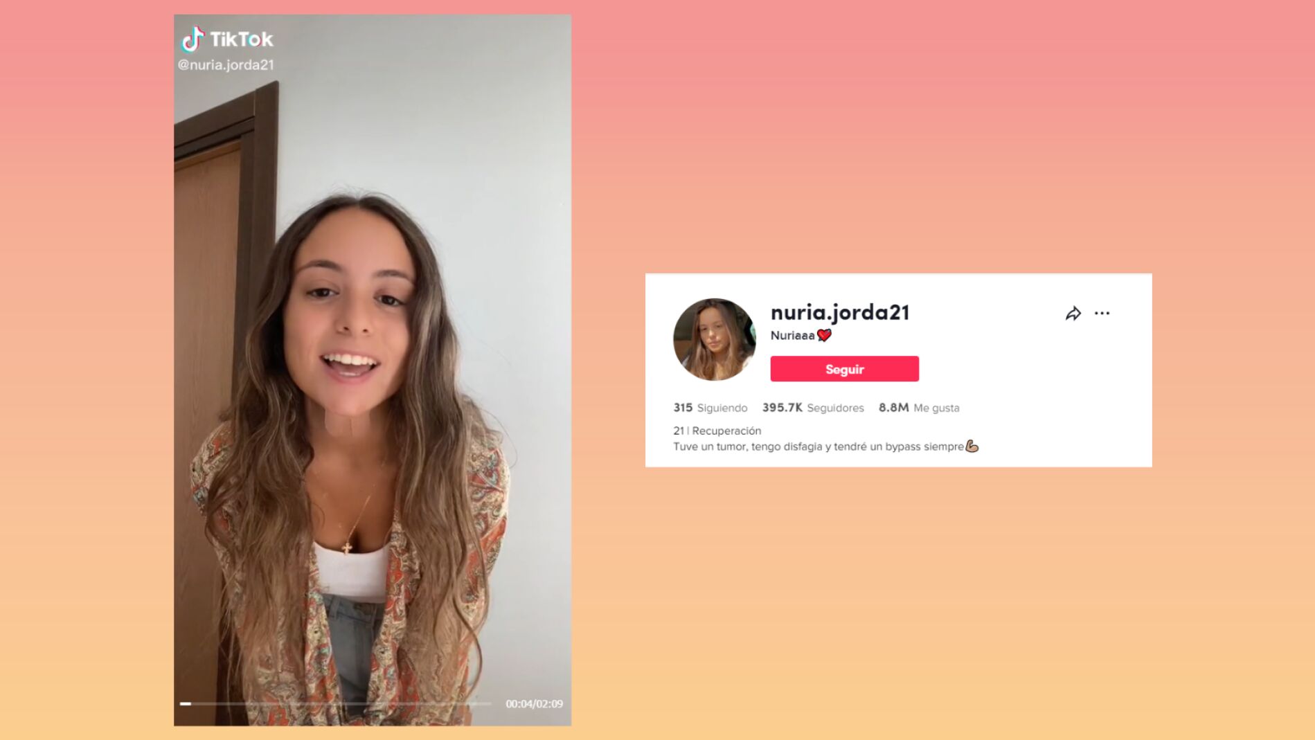 Quién es Nuria Jordá, la joven con disfagia que ha cautivado en TikTok por contar su día a día ...