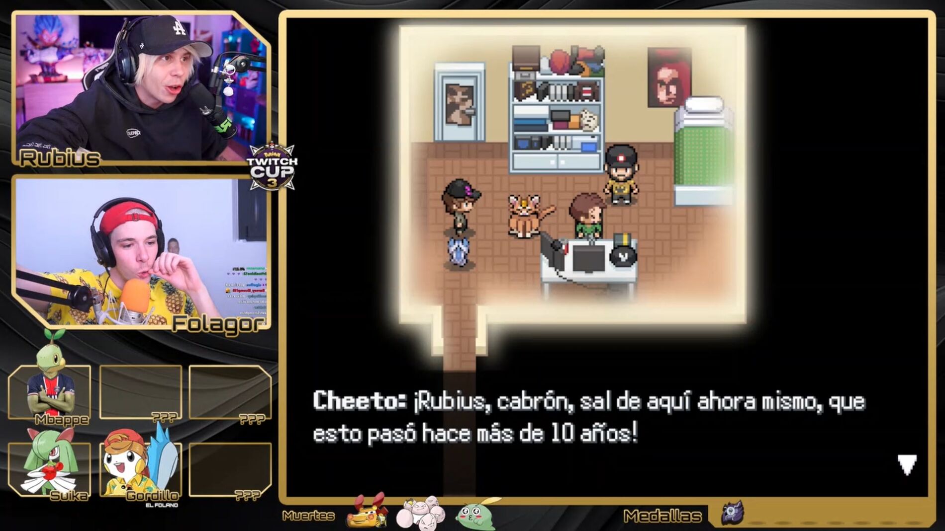 Rubius, emocionado con el homenaje a su carrera en la Pokémon Twitch Cup 3