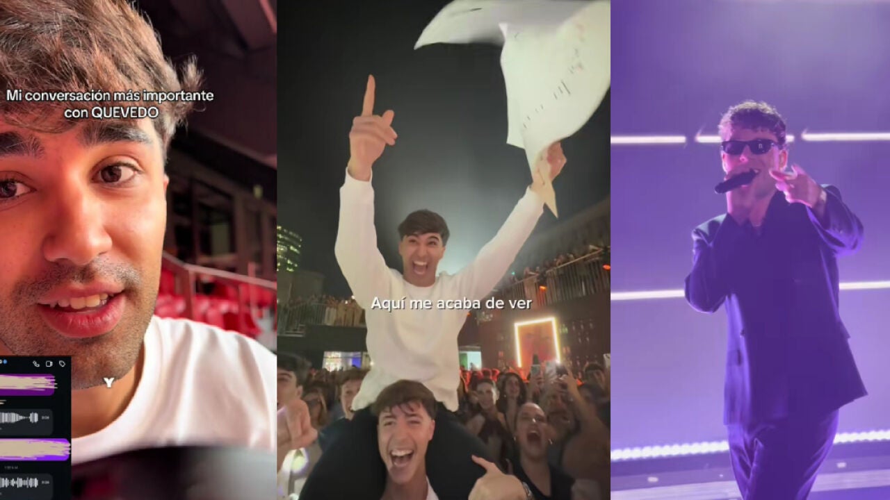 Como el TikToker Pablo Vera ha conseguido cantar Wanda junto a Quevedo por un millón de likes