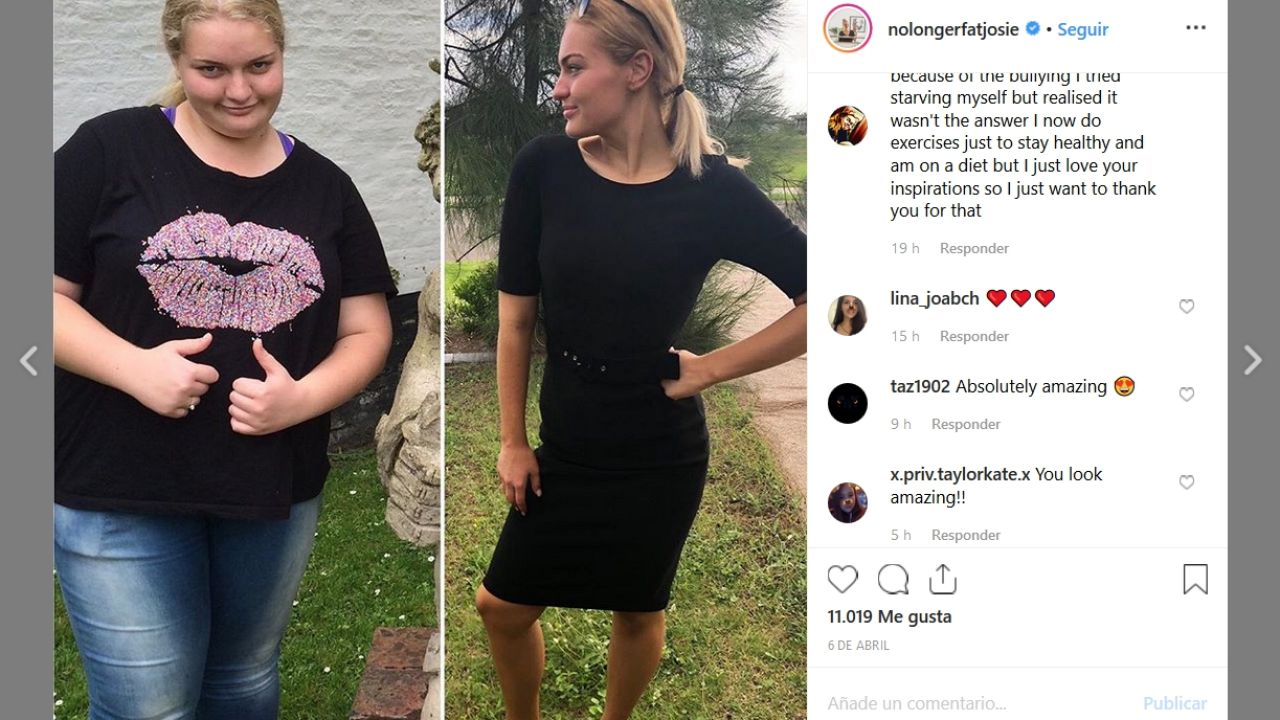 Pierde 60 kilos gracias a Instagram y ahora todos están flipando con su ...