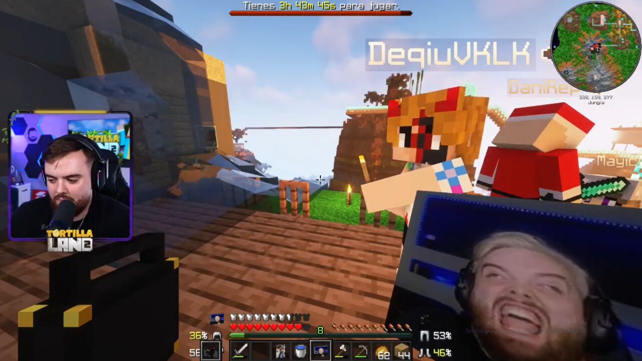 Spreen cumple su venganza contra Ibai y Auron en TortillaLand 2