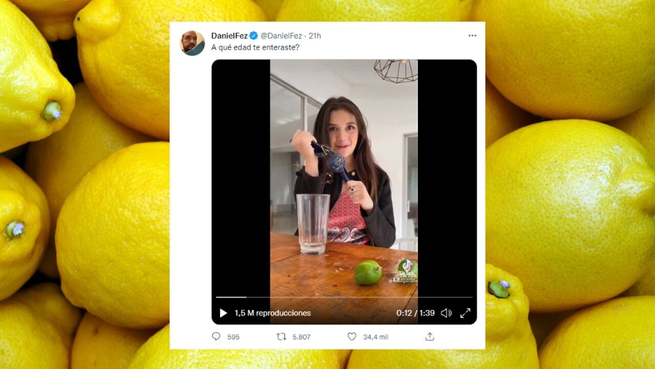 ¿A qué edad te enteraste de que estas cosas sirven para exprimir ...