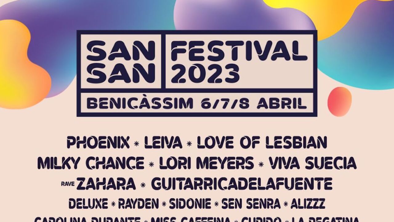 El SanSan 2023 revela su cártel al completo con Phoenix, Leiva, Love Of Lesbian y Zahara