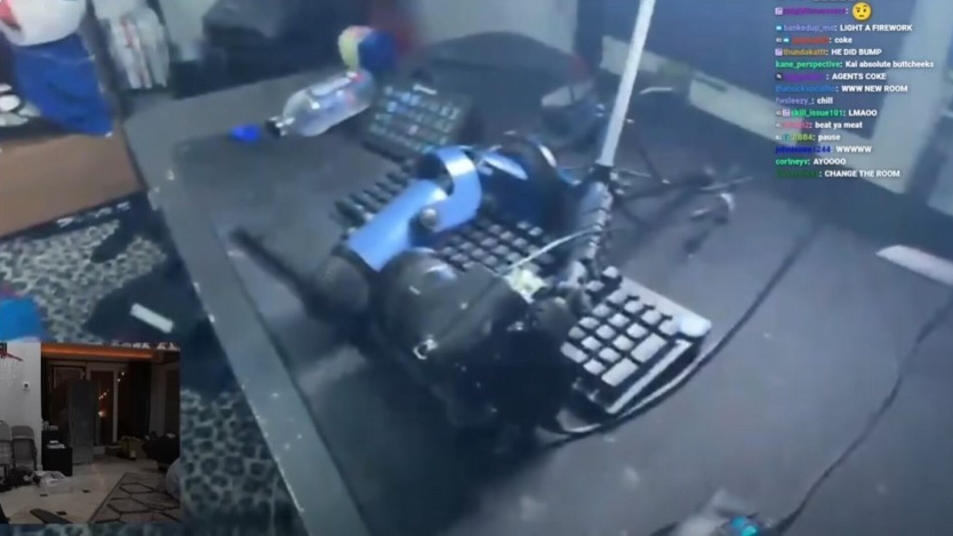 Kai Cenat destruye su setup después de perder 30.000 dólares en una ...