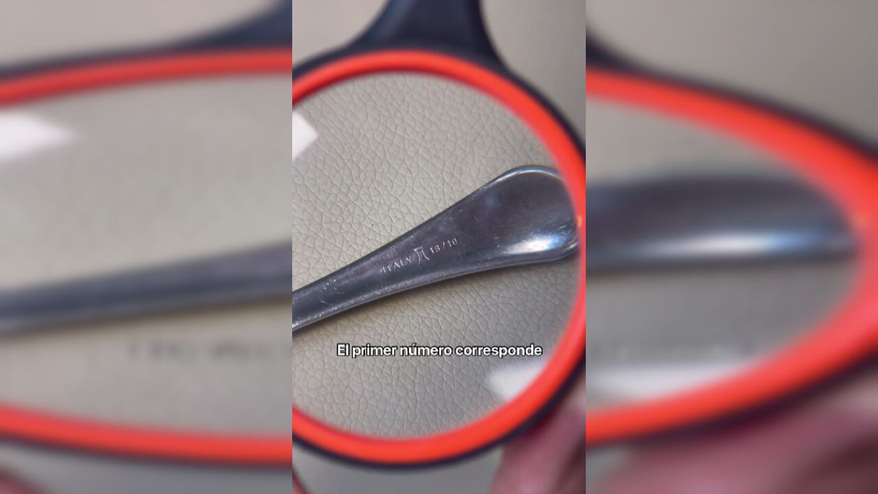 Este es el significado de los números que hay grabados en los cubiertos ...